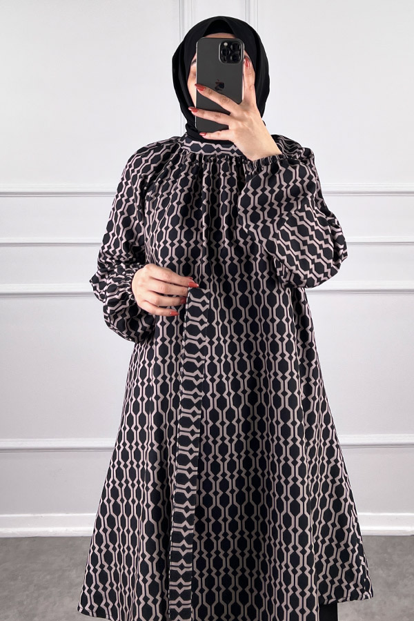 Tesettür Giyim İkili Takım - Siyah | Aftorya.com